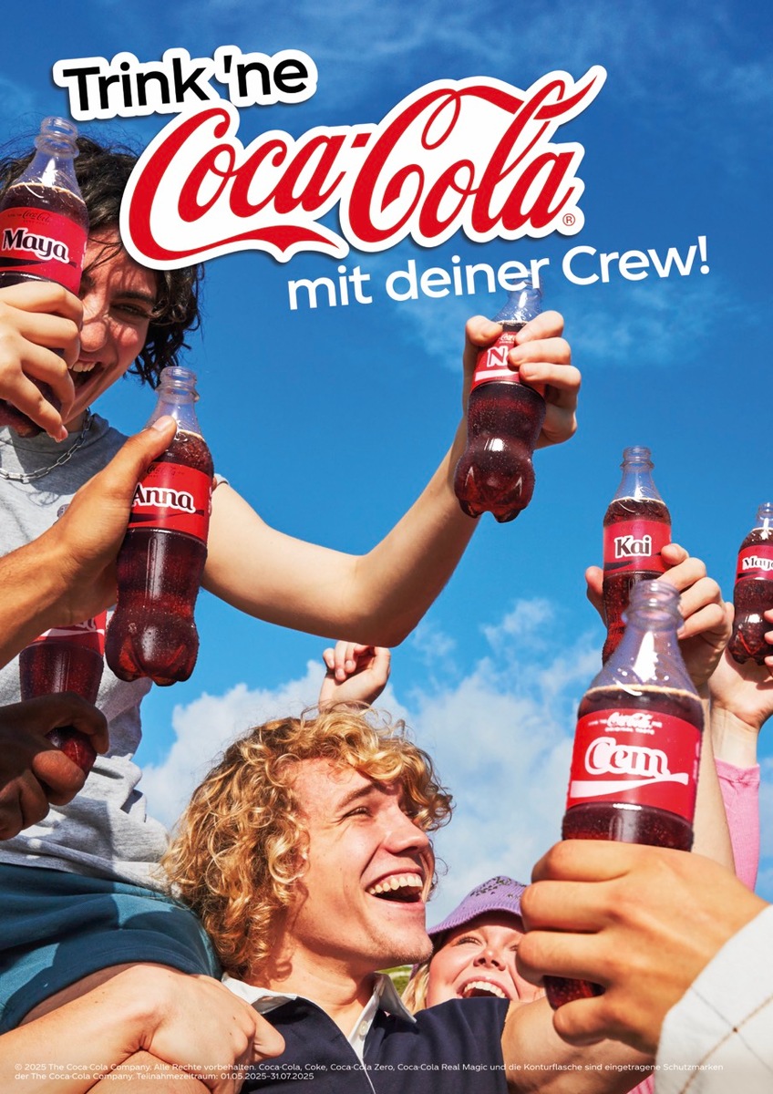 Presseinformation: Neuauflage der beliebten Coca-Cola „Share a Coke“-Kampagne 2025 | Presseportal